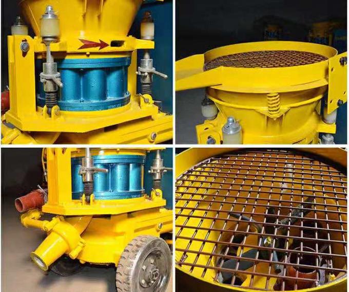 Lightweight Gunite Sprayer Dry Mix Shotcrete Machine Environmental