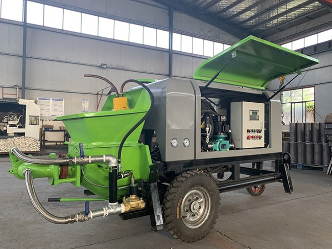 Small Wet Shotcrete Machine 22kw Gunite Application Equipment