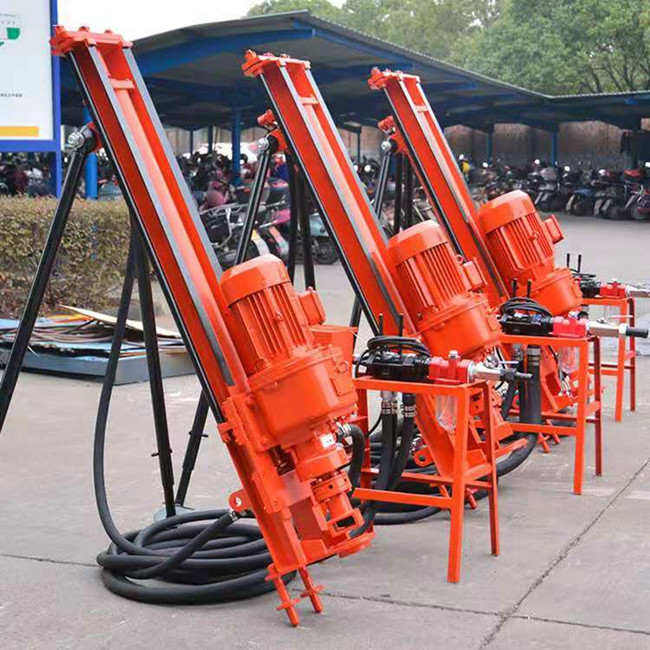 50mm 60mm Mini Drill Rigs Underground Crawler With Air Compressor