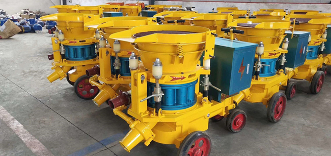 Swimming Pool Shotcrete Sprayer Mobile Gunite Spray Machine